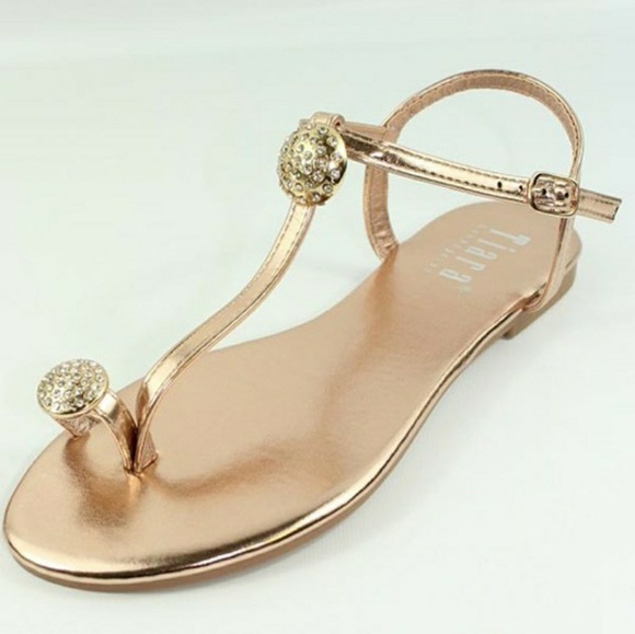 Tiara | Shoes | Rose Gold Tiara Womens Sandals Shoes | Poshmark